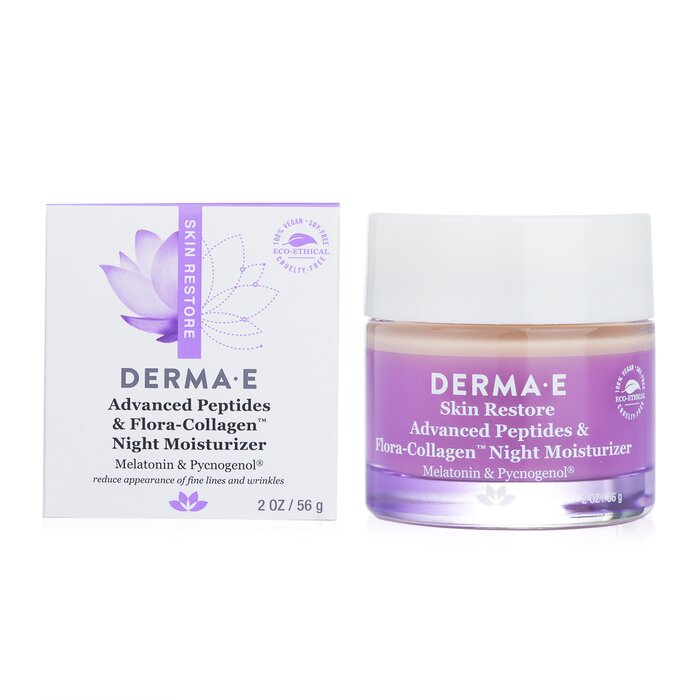 Derma E Skin Restore Advanced Peptides & Flora Collagen Night ...