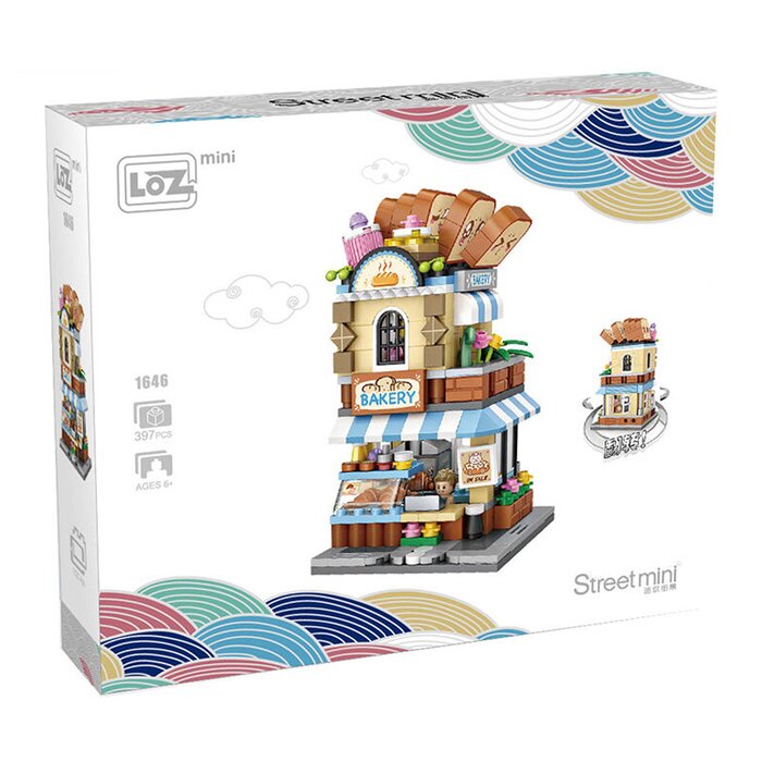Loz LOZ Street Series - Bakery Shop Building Bricks Set (Random ...