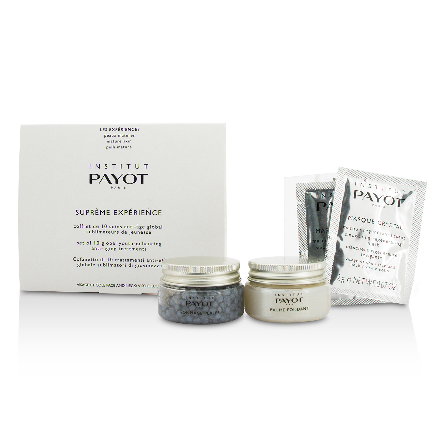 Payot 柏姿 頂級體驗套裝: 臉部磨砂+面霜+面膜 Supreme Experience Set: Gommage Perles + Baume Fondant + Masque ...