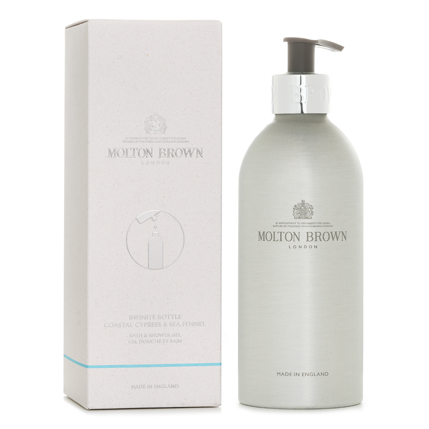 Molton Brown Infinite Bottle Coastal Cypress & Sea Fennel Bath & Shower ...